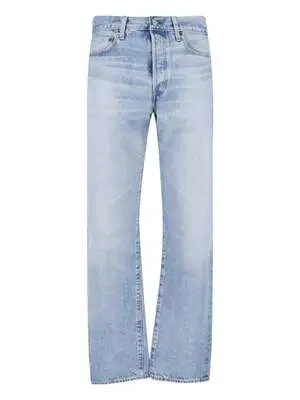 LEVI'S STRAUSS 100% Cotton Classic Straight Jeans - Light Blue