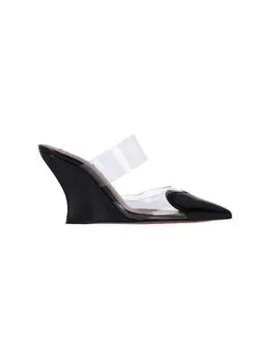 Alaïa Wedge Heels With Geometric Cut-out Detail - Black