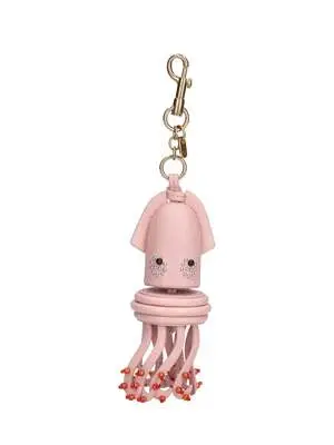 ANYA HINDMARCH Goat Leather Keychain Charm - Pink