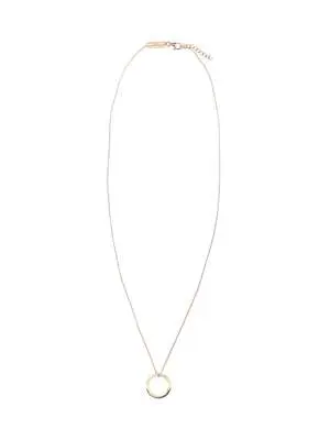 MAISON MARGIELA Brass Necklace With Ring Pendant - Gold