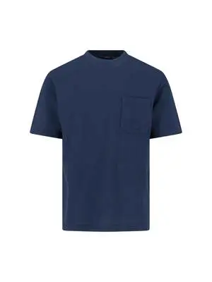 C.P. COMPANY C. P. Company Short Sleeve Crewneck Pocket T-shirt - Blue