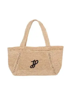 PATOU Lightweight Raffia Tote Bag