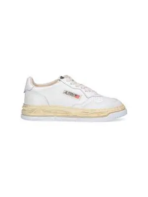 AUTRY AUTRY Low-Top Leather Sneakers White