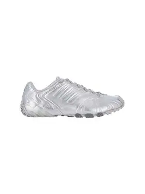 Adidas Leather & Rubber Lace-up Sneakers - Silver