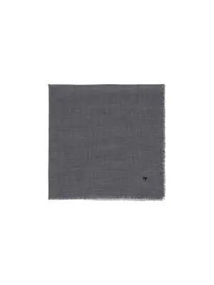 TOM FORD 100% Wool Scarf For - Black