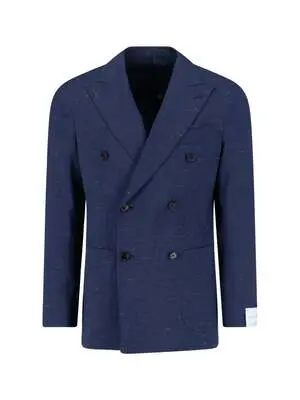 Caruso Notched Lapel Coats For Men