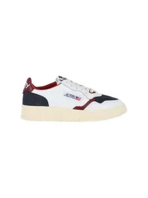 AUTRY Cow Leather & Suede Sneakers - Multicolor