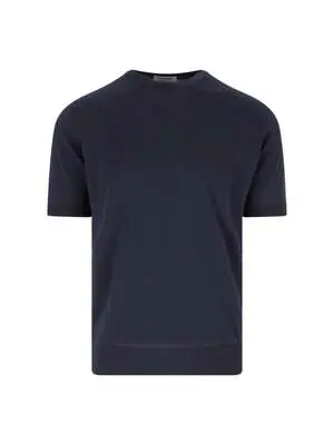 John Smedley Classic T-shirt For - Blue