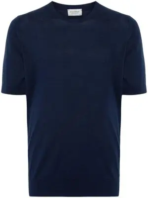 John Smedley Classic T-shirt For - Blue