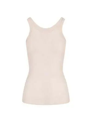 LEMAIRE Viscose-silk Top - Cream