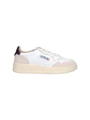 AUTRY Leather Lace-up Sneakers - White