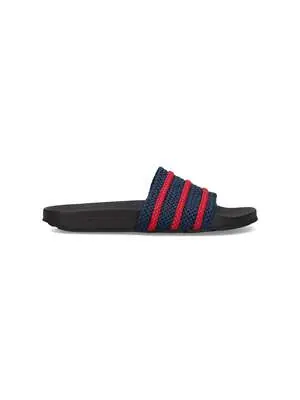 ADIDAS ORIGINALS BY WALES BONNER Woven Strap Slides - Blue
