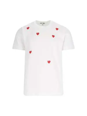 Play Comme Des Garcon Heart Logo T-shirt