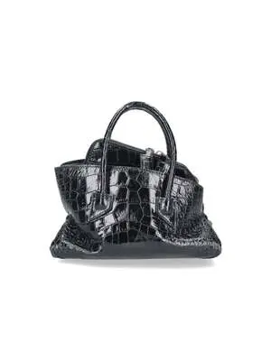 Attico Elegant Mini Shoulder Bag - Black