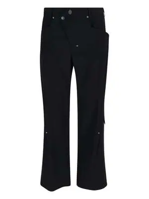 KIKO KOSTADINOV Tailored Wool-blend Stretch Trousers - Black
