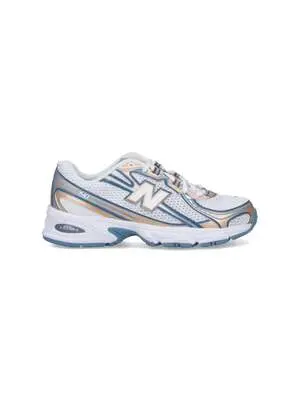 NEW BALANCE Lace Up Sneakers - White