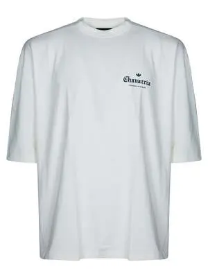 ADIDAS X WILLY CHAVARRIA Graphic T-shirt With Signature Collaboration Print - Bianco