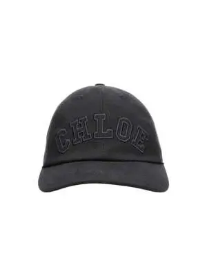 Chloé Embroidered Cotton Baseball Cap - Black