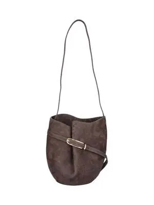 LIFFNER Calf Leather Mini Shoulder Bag - Brown