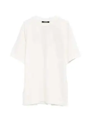 Jacquemus Classic Cotton T-shirt With Logo Short Sleeve - Multicolor
