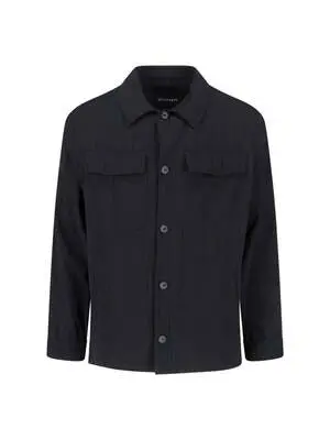 WHITE SAND Viscose-blend Knit Shirt For