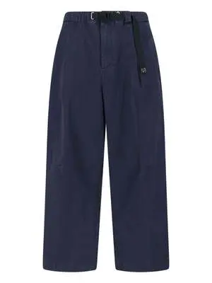WHITE SAND Sand Cotton Trousers For - Blue