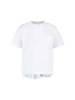 Sacai Textured T-shirts For Women