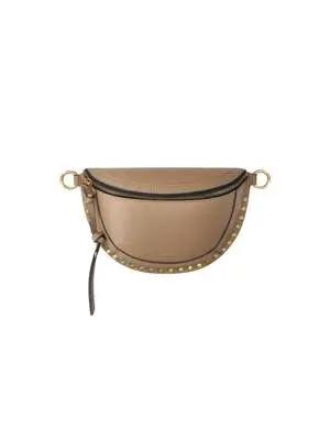 Isabel Marant Étoile Genuine Cowhide Leather Shoulder Bag For - Brown