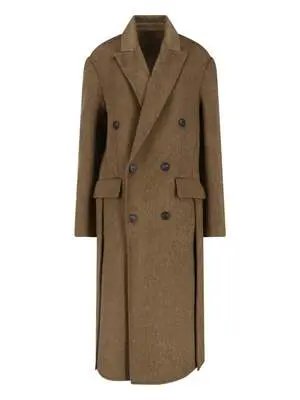 Phoebe Philo Double-breasted Long Overcoat