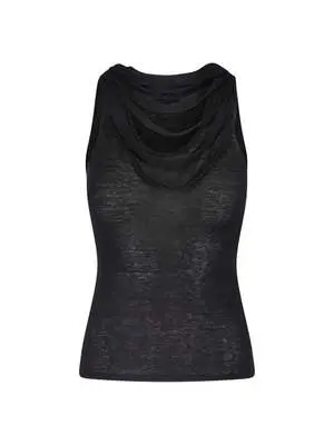 Paloma Wool Lyocell Blend Top - Black