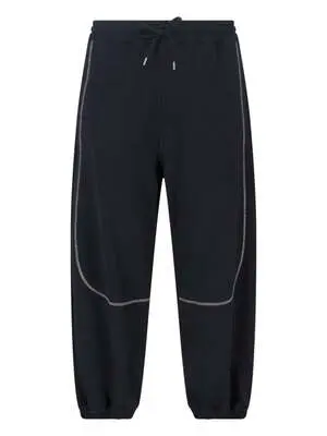 VIVIENNE WESTWOOD 100% Cotton Trousers - Black