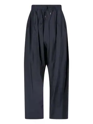 VIVIENNE WESTWOOD 100% Cotton Trousers - Black