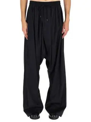 VIVIENNE WESTWOOD Wide-leg Drawstring Trousers - Black