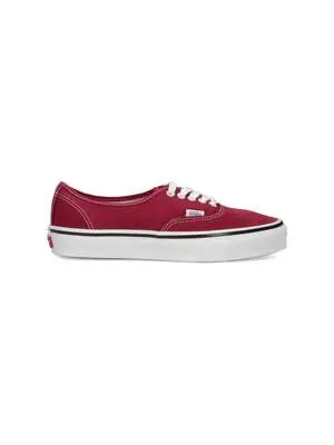 VANS Leopard Print Lace-up Sneakers - Red