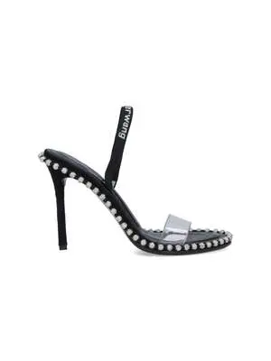 Alexander Wang Studded High Heel Sandals - Black