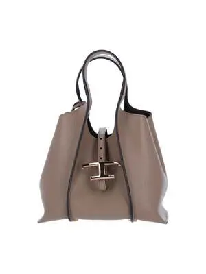 TOD`S Calf Leather Shoulder Bag - Beige