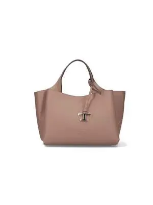 TOD`S Tod's Calf Leather Shoulder Bag - Beige
