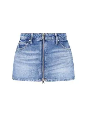 Alexander Wang Tailored Cotton Trousers With Utility Pocketing - Blue