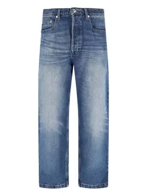 A.p.c. Straight-leg Faded Wash Denim Jeans