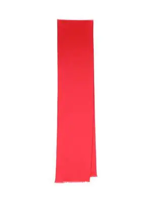 Destin Mini Satin Silk Scarf - Red
