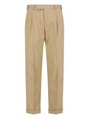 PT TORINO Pt Torino Men's Cotton-Stretch Trousers Beige