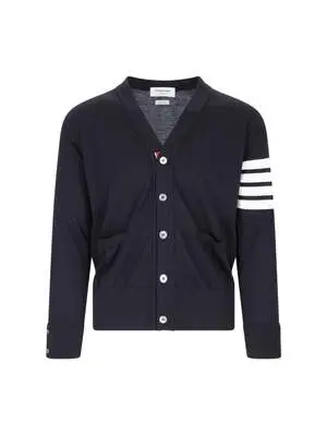 Thom Browne 100% Virgin Wool Sweater - Blue