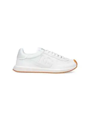 Dolce & Gabbana Calf Leather Sneakers - White