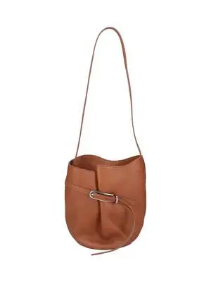 LIFFNER Mini Calf Leather Bag - Brown