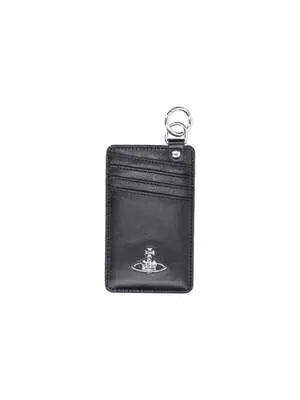VIVIENNE WESTWOOD 100% Cow Leather Wallet - Black