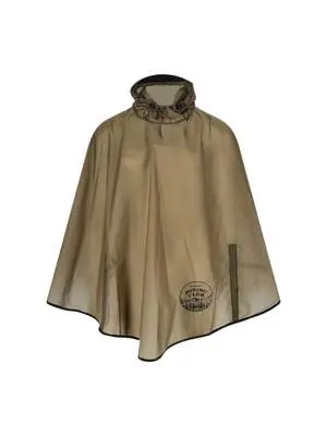 AND WANDER Lightweight Nylon Jacket With Hood - Beige