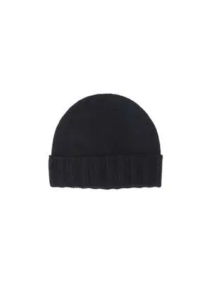 DRUMOHR 100% Cashmere Beanie - Black
