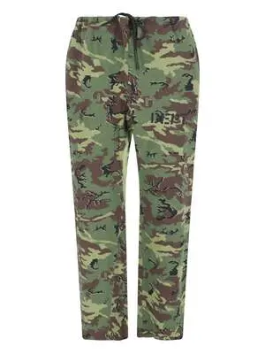 GALLERY DEPT. Camo-print 100% Cotton Trousers