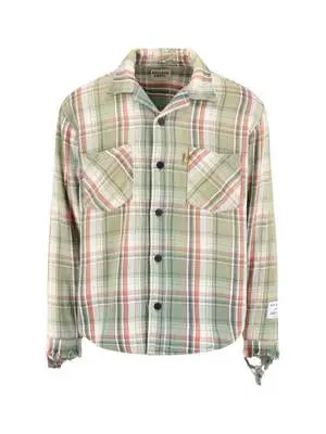 GALLERY DEPT. Distressed Logo 100% Cotton T-shirt - Green