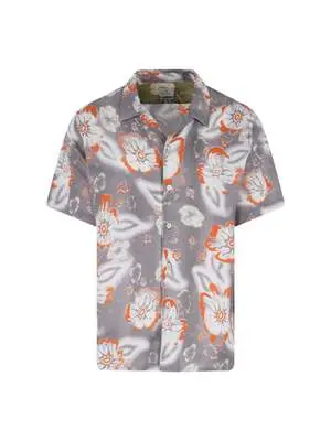 Paul Smith 100% Lyocell Button-front Shirt - Grey